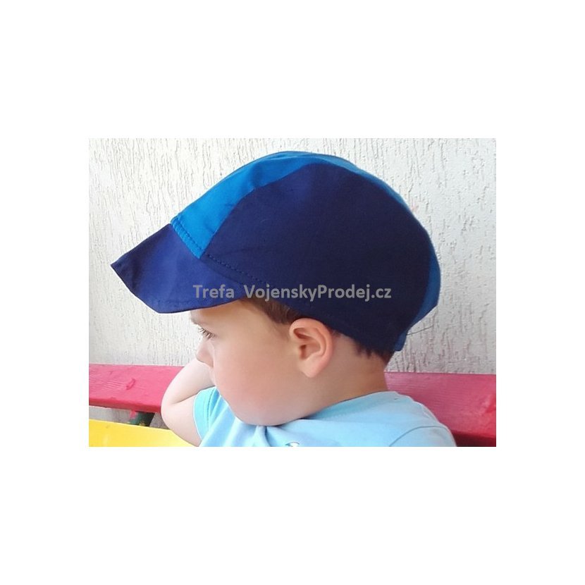 Plátěná čepice, lodička, dovoz Německo, čepice s plátěným kšiltem ...