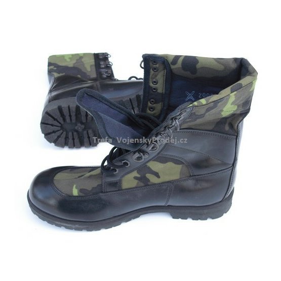 Kanady 95 army AČR, obuv vz.95 černá kůže, vsazený potisk | Armyshop ...
